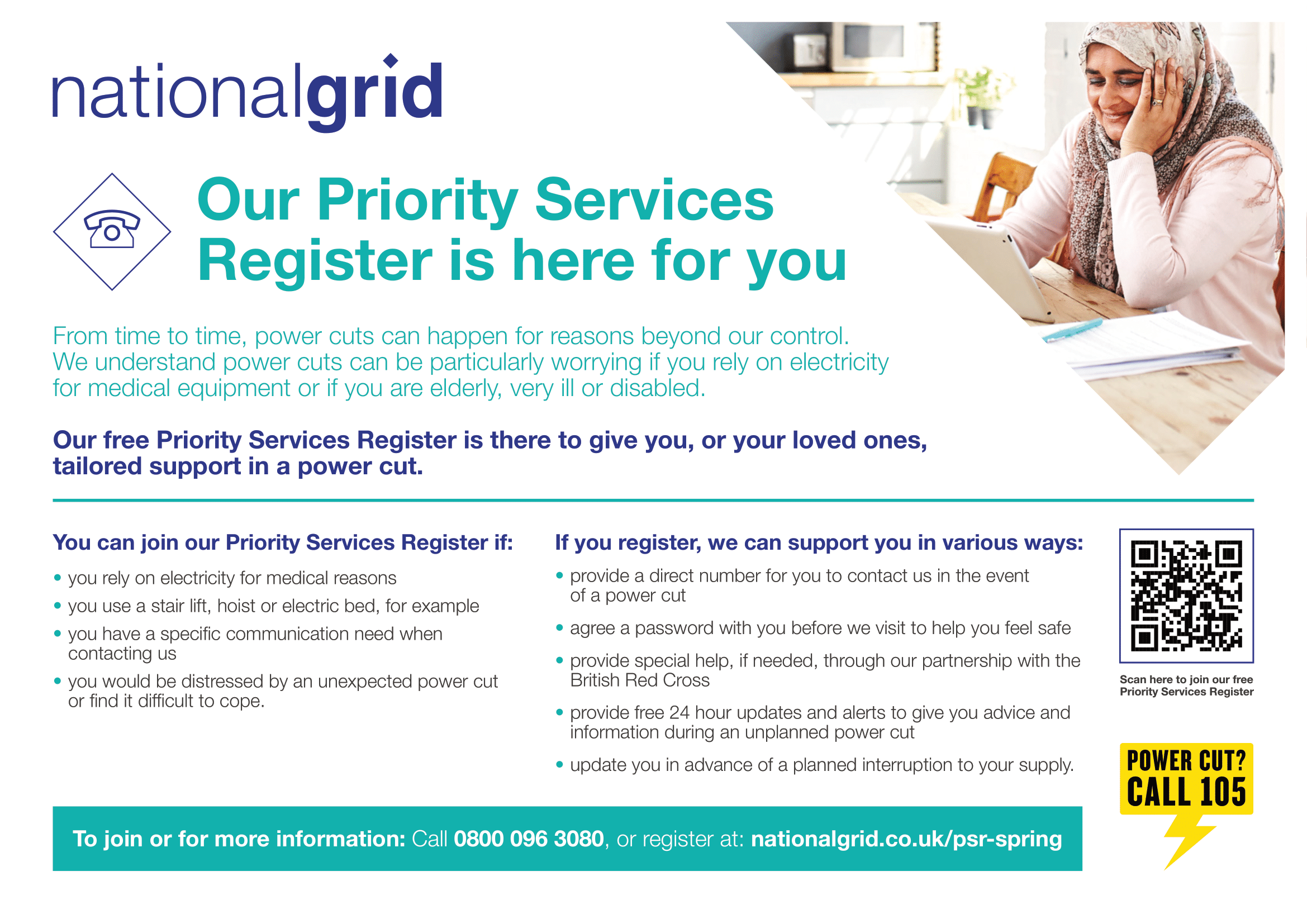 National Grid's Priority Services Register is here for you | Localgiving